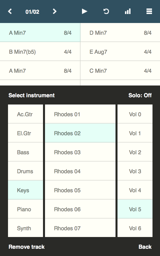 Chordbot Screenshots